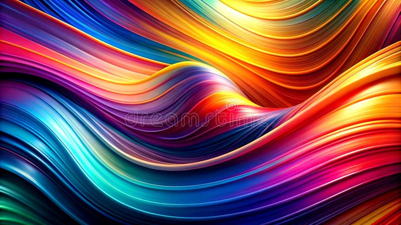 A Symphony of Color and Movement: a Dynamic Abstract Composition of ...