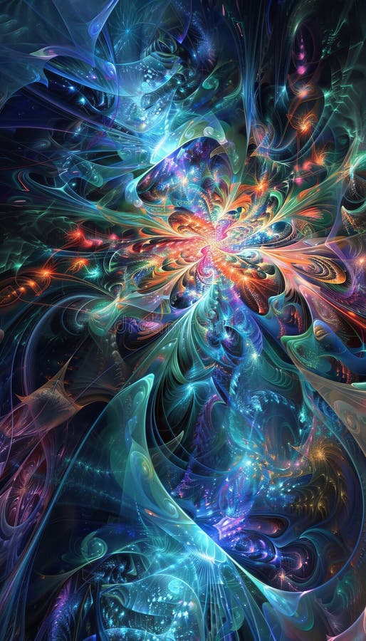 A Captivating Abstract Artwork Exploring the Concept of Quantum ...