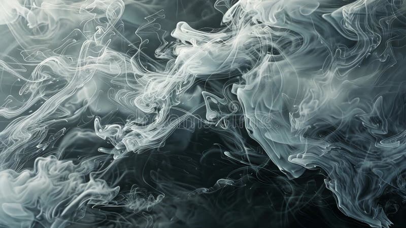 Abstract Textured Background of Wind, Water Waves, and Smoke Patterns ...