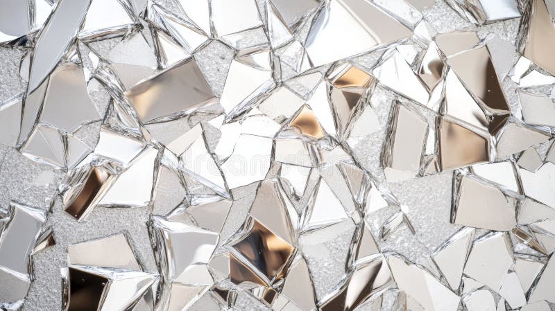 Captivating Abstract Background of Fragmented Glass Shards with ...
