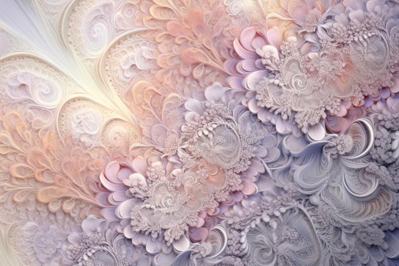 Captivating Abstract Background with Intricate Lace-like Patterns in ...