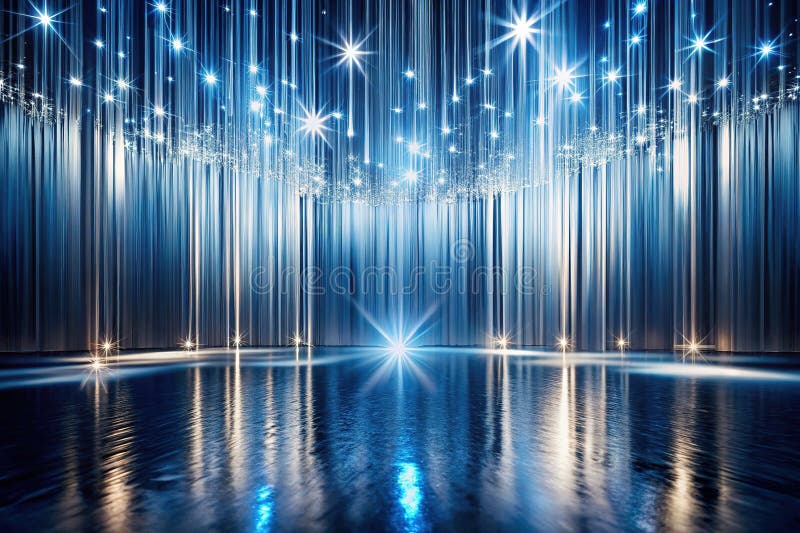 A Captivating Abstract Background: Radiant Silver Lines Intertwine with ...