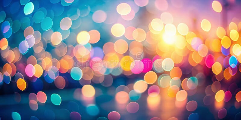 Soft Focus Bokeh Lights a Minimalist Abstract Background for Creative ...