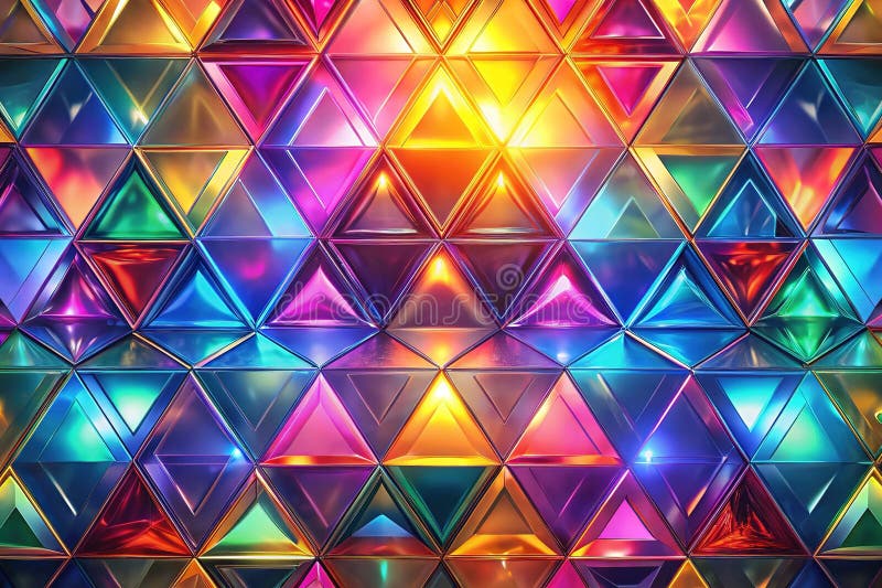 Stunning Abstract Geometric Pattern Background Featuring Shiny ...