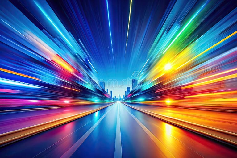 Captivating Abstract Banner Design a Dynamic Visual Symphony of Blue ...