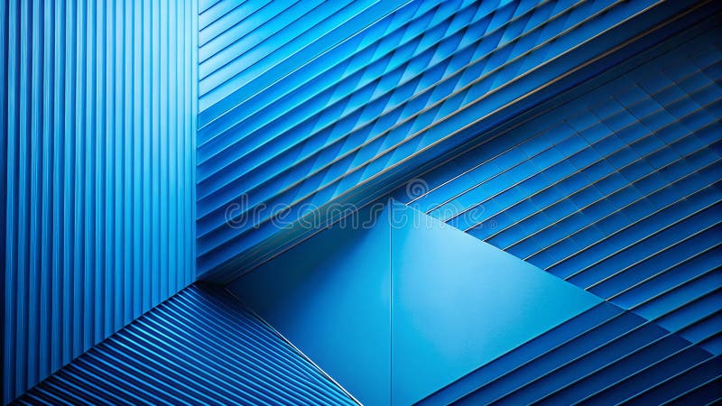 A Captivating Abstract Blue Geometric Minimalist Background Sleek ...