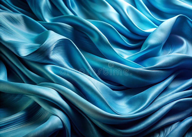 Captivating Abstract Blue Wavy Fabric Background a Study in Fluid ...