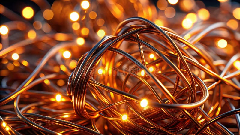 Stunning Abstract Copper Wire Art a Detailed Exploration of Intricate ...