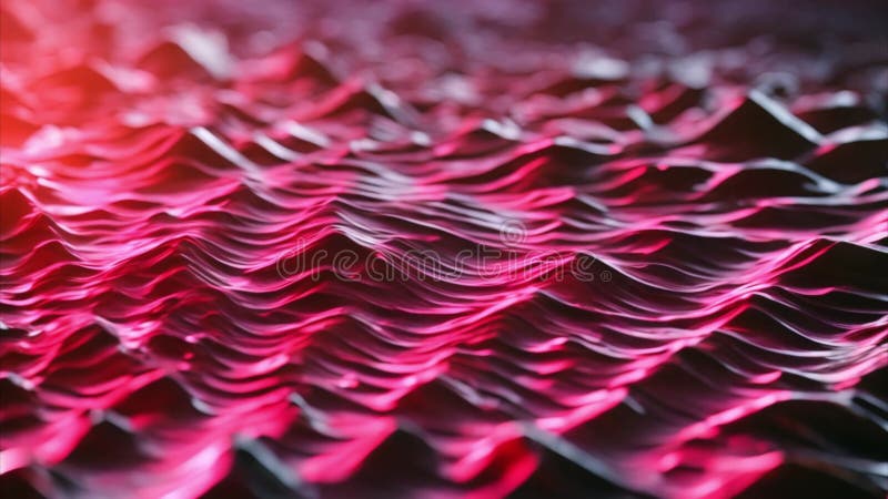 Abstract 3D Wavy Landscape with Vibrant Colors Stock Video - Video of ...