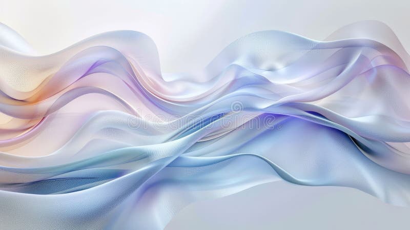 Captivating Abstract Design with Curved Lines in Pastel Colors Creating ...