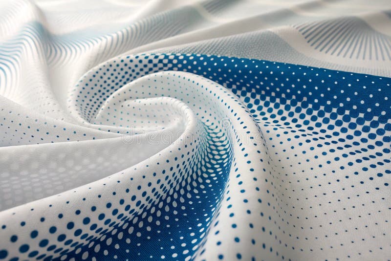 Abstract Dot Blue and White Gradient Texture Stock Illustration ...