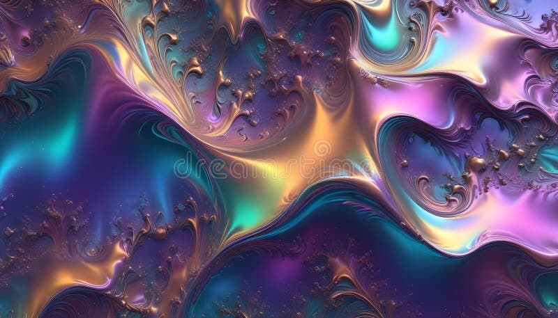 A Captivating Abstract Digital Artwork with a Swirling, Mesmerizing ...