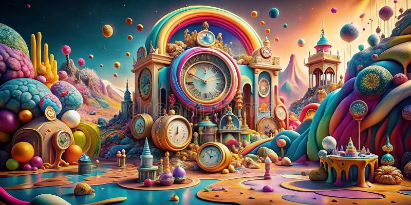 Abstract Doodle Art a Surreal Exploration of Population Control ...