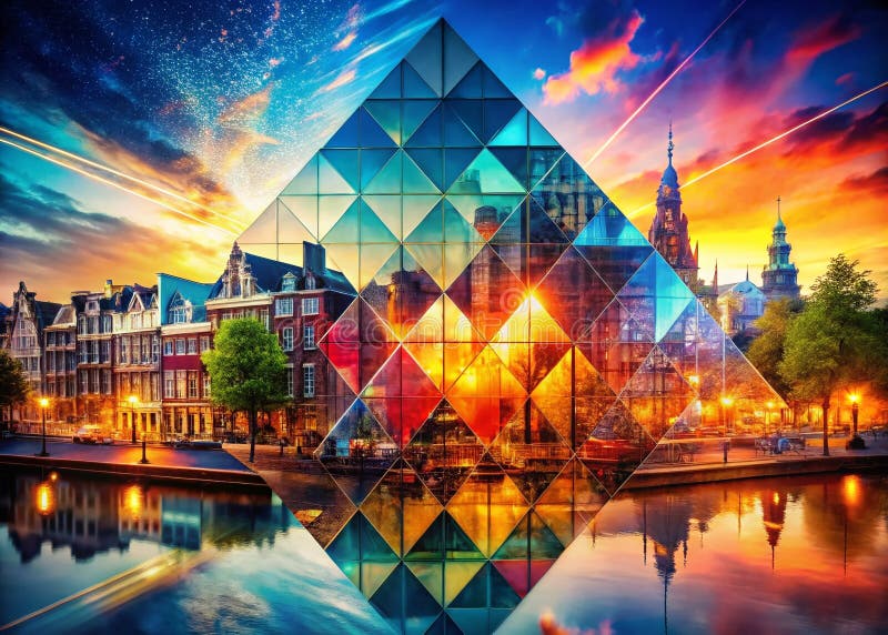 Captivating Abstract Double Exposure Pattern a Striking Visual for ...