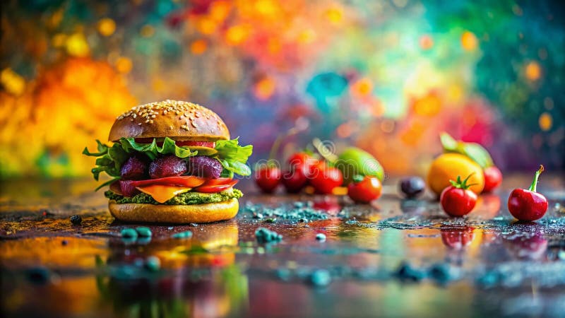 A Captivating Abstract Food Photography Background Explore Delicious ...