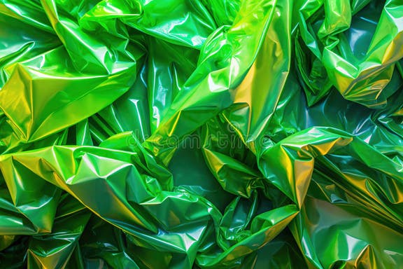A Captivating Abstract Green Plastic Texture Background Created with AI ...
