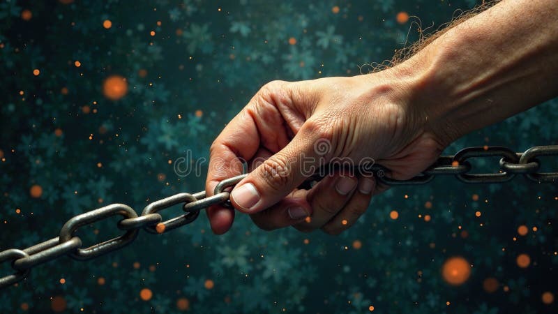 Abstract Hand Breaking Chains a Dramatic Visual of Empowerment and ...
