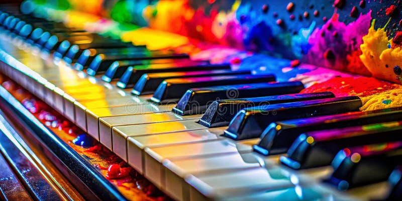 Abstract Piano Keys Splash a Striking Black and White Visual for Design ...