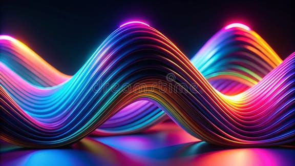 Visualizing Sound Waves an Abstract Sine Wave Background Depicting ...