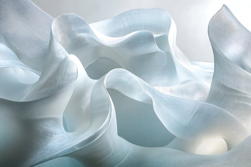 Captivating Abstract Light Blue Architectural Design Featuring Modern ...