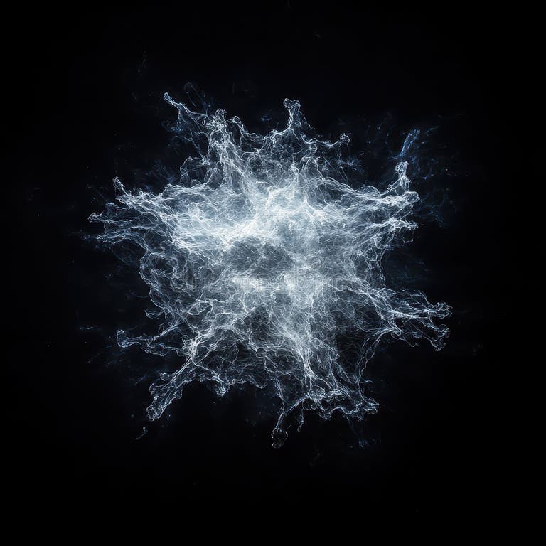 Abstract Wispy Light Effect on a Dark Background for Creative Design ...