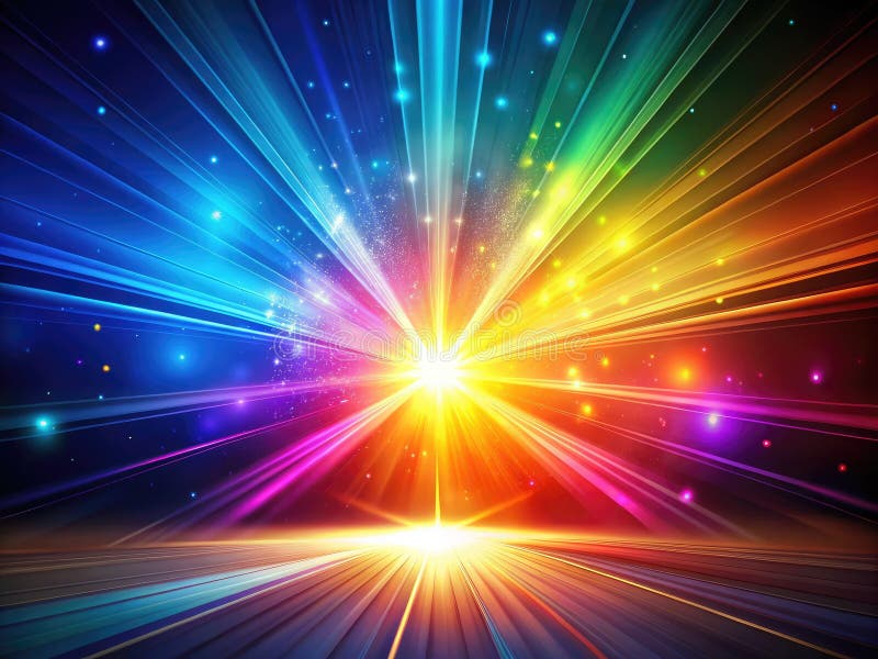 Captivating Abstract Light Rays in a Dark Room: a Stunning Background ...