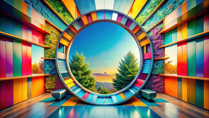 A Stunning Modern Abstract Mirror Minimalist Design with Captivating ...