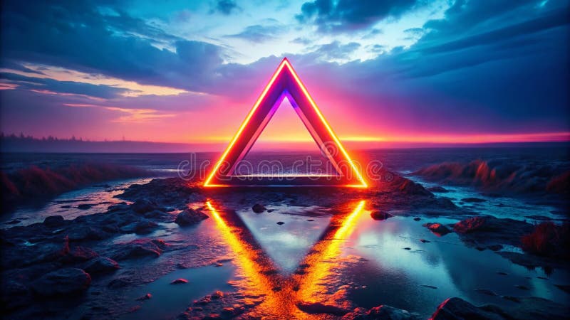 Unveiling the Abstract a Symbolic Triangle in Conceptual Photography ...