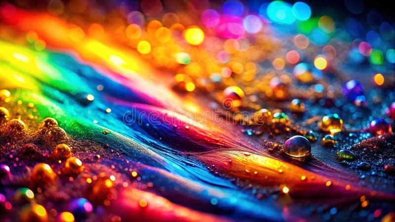 A Captivating Abstract Rainbow Texture in Low Light Explore a Stunning ...