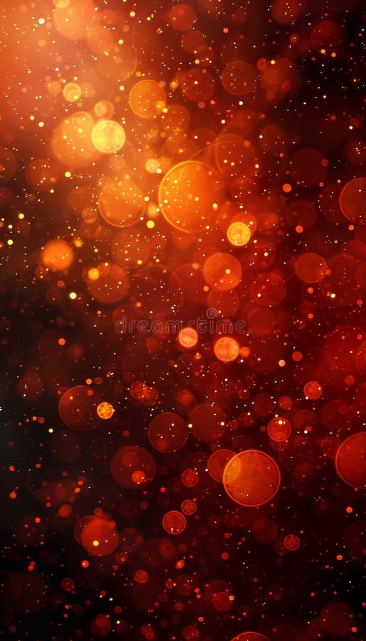 Captivating Abstract Red Light Bokeh Blur Creates a Stunning Backdrop ...