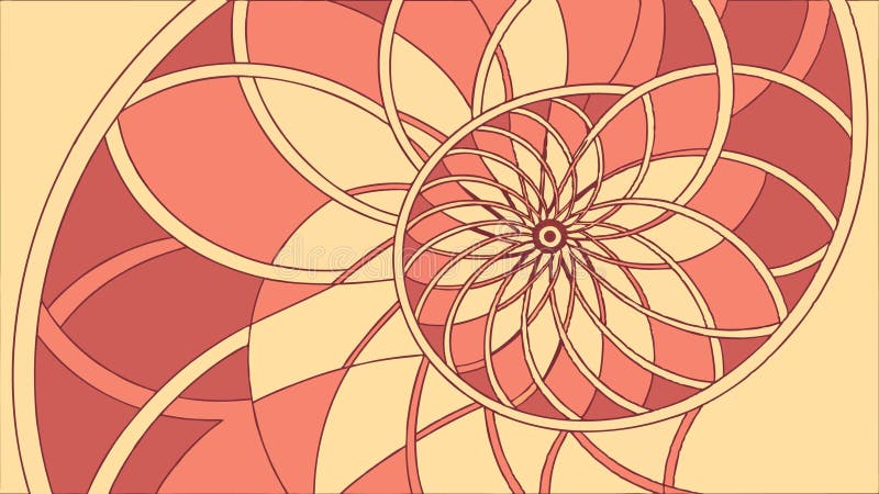 Captivating Abstract Spiral Geometric Pattern with Depth Vector Design ...