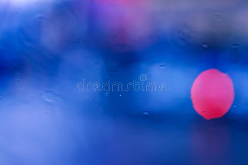 Abstract Rainy Day View through a Window Stock Photo - Image of water ...