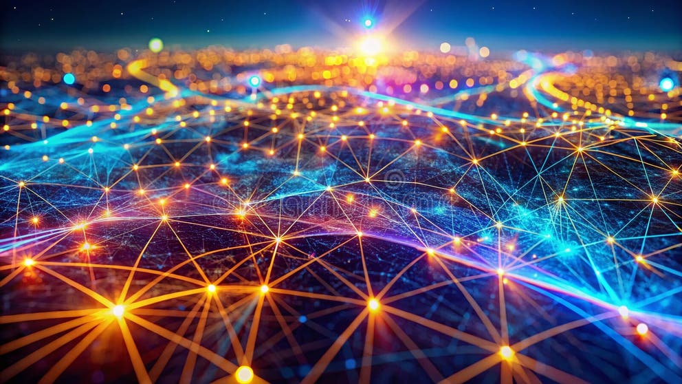 A Captivating Aerial Perspective of Interconnected Webs and Waves ...