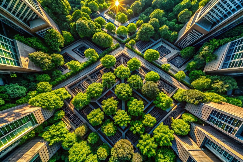 Interconnected Treetops Stock Illustrations – 12 Interconnected ...