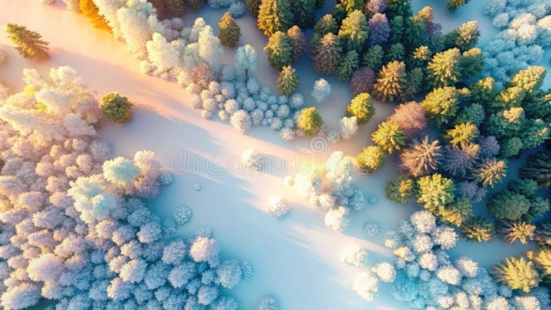 Serene AIGenerated Aerial View a Minimalist Gradient Background for ...