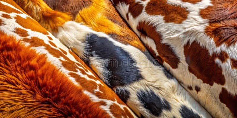 Stunning Aerial View of Cowhide Texture Exploring the Intricate ...