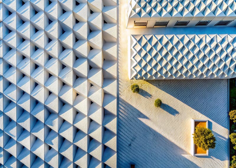 Smooth White Wall Texture an Architectural Detail Captured from Above ...