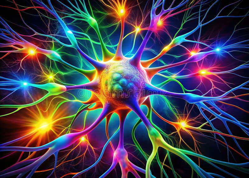 AIGenerated Visualization of a Sensory Nerve Exploring the Complexities ...