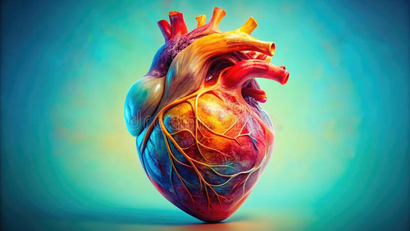 Minimalist AI Art Depicts Subtle Heart Inflammation a Visual ...
