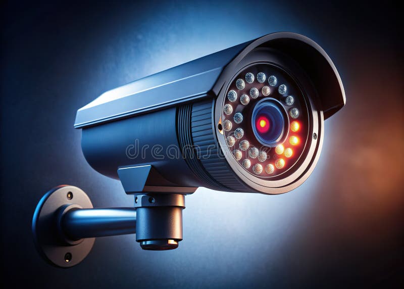 AIPowered Night Vision CCTV Camera Cutout Realistic LowLight ...