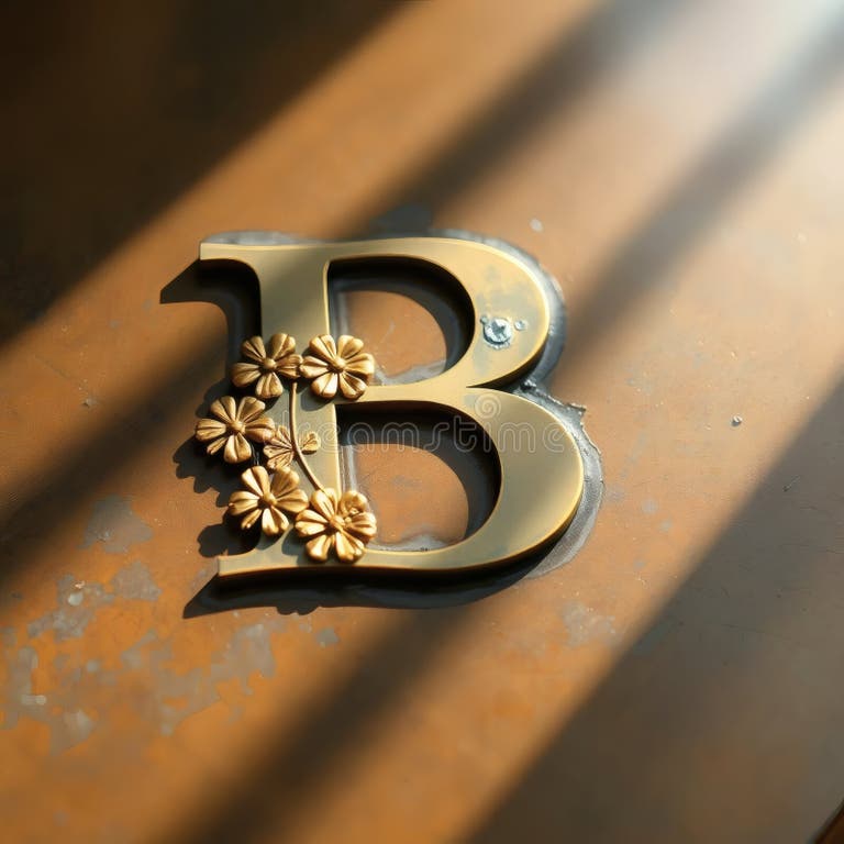 Gentle Light Falls on Patina Bronze, Showcasing Antique Golden B ...
