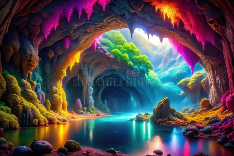 A Captivating AIGenerated Exploration of a Mysterious Underground Cave ...