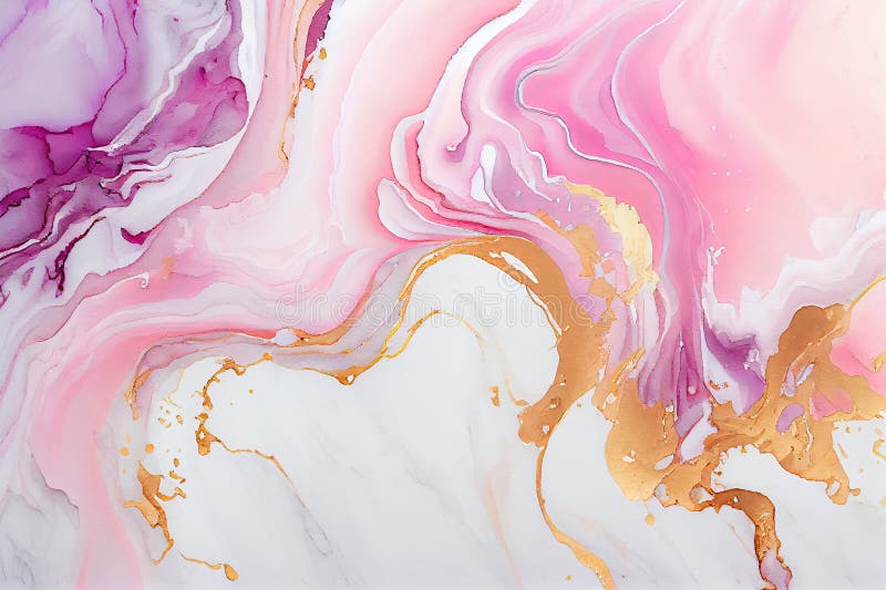 Captivating Alcohol Ink Colors Meld Together To Create a Translucent ...