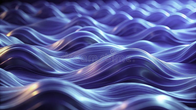 Captivating Animated Blue Wave Background a Dreamy Hypnotic Visual ...