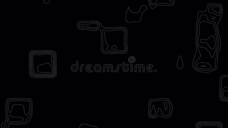 Abstract Organic Shapes Animation: Morphing and Pulsating on a Dark ...