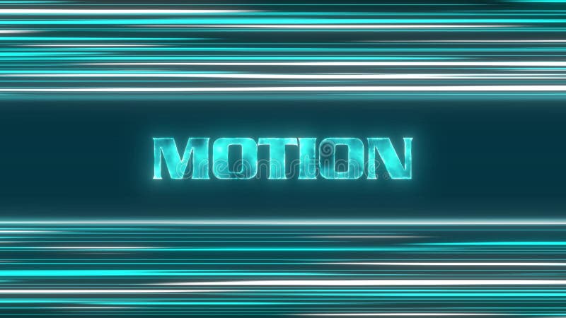 Motion Text Reveal Animation: Streaking Lines and Glowing Effect ...
