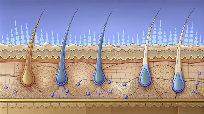 Ingrown Hair Animation a Technical Illustration of Hair Follicle Issues ...