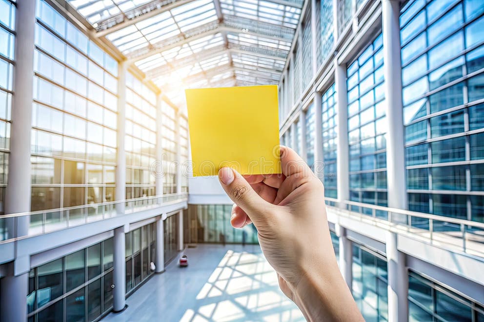 An Empty Postit Note a Study in Minimalist Modern Interior Design ...