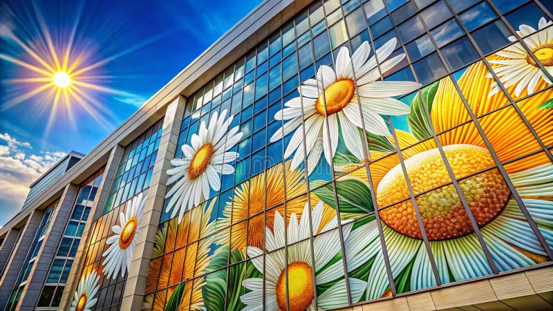 Modern Architecture Unveiled Intricate Daisy Chain Design Adorning a ...