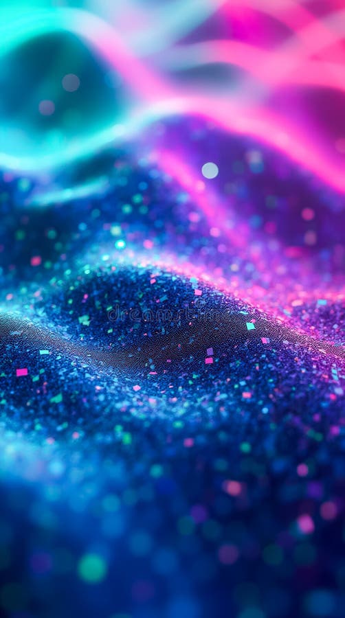 This Captivating Backdrop Features a Dynamic, Holographic Texture with ...